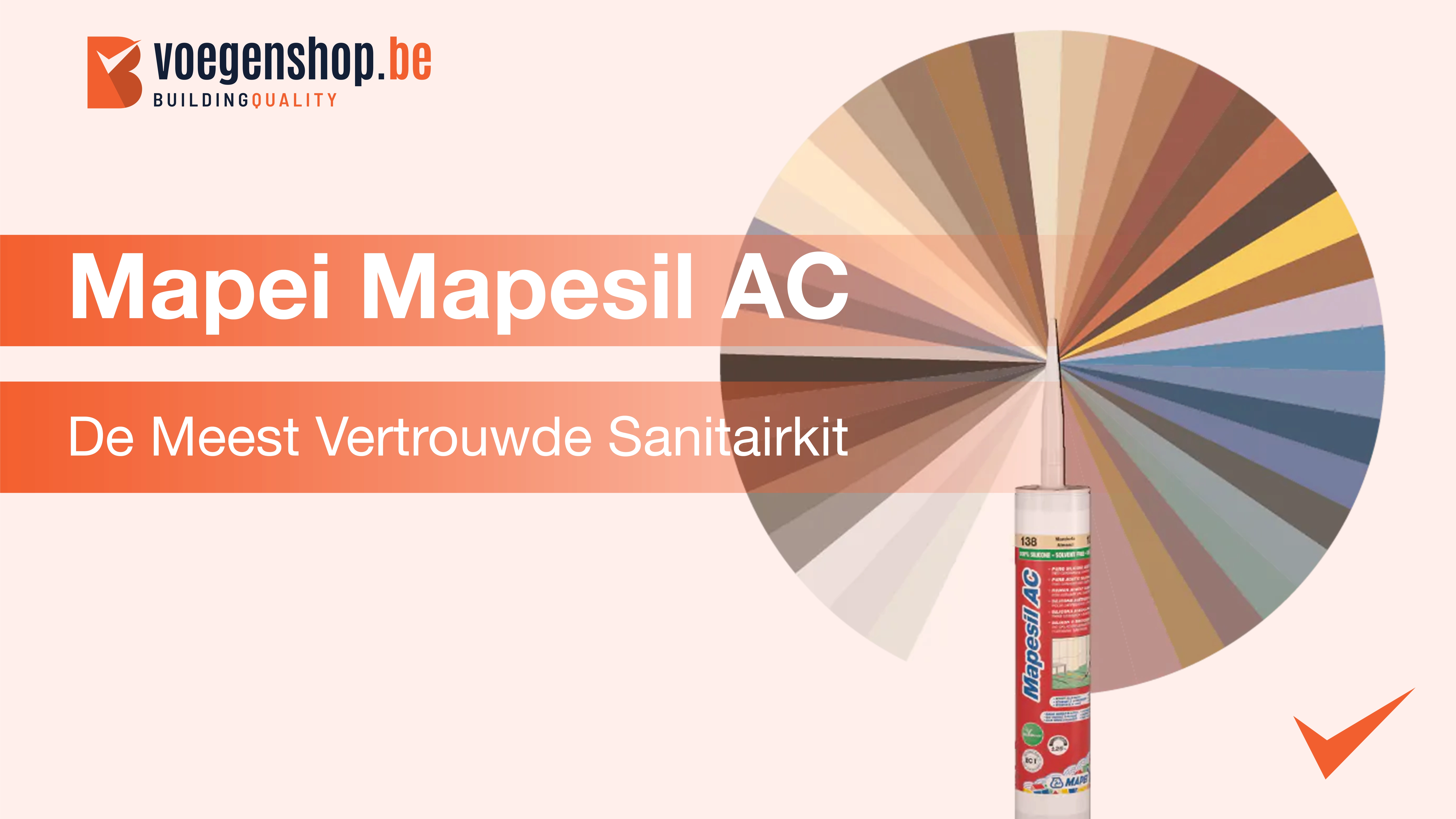 Mapei Mapesil AC – Meest Vertrouwde Sanitairkit - Voegenshop.be